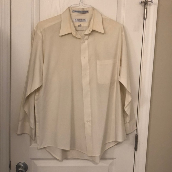Editions by Van Heusen | Shirts | Mens Cream Color Dress Shirt | Poshmark
